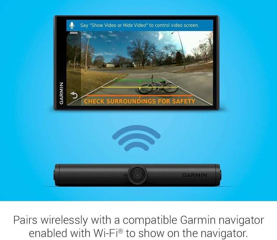 Garmin BC 40, Wireless Backup Camera, Works with Compatible Garmin ...