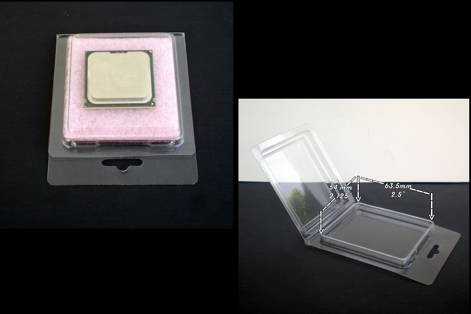 LGA1366 CPU Clam Shell Case for Intel Xeon & Core i7 CPU Lot of 10 25 ...