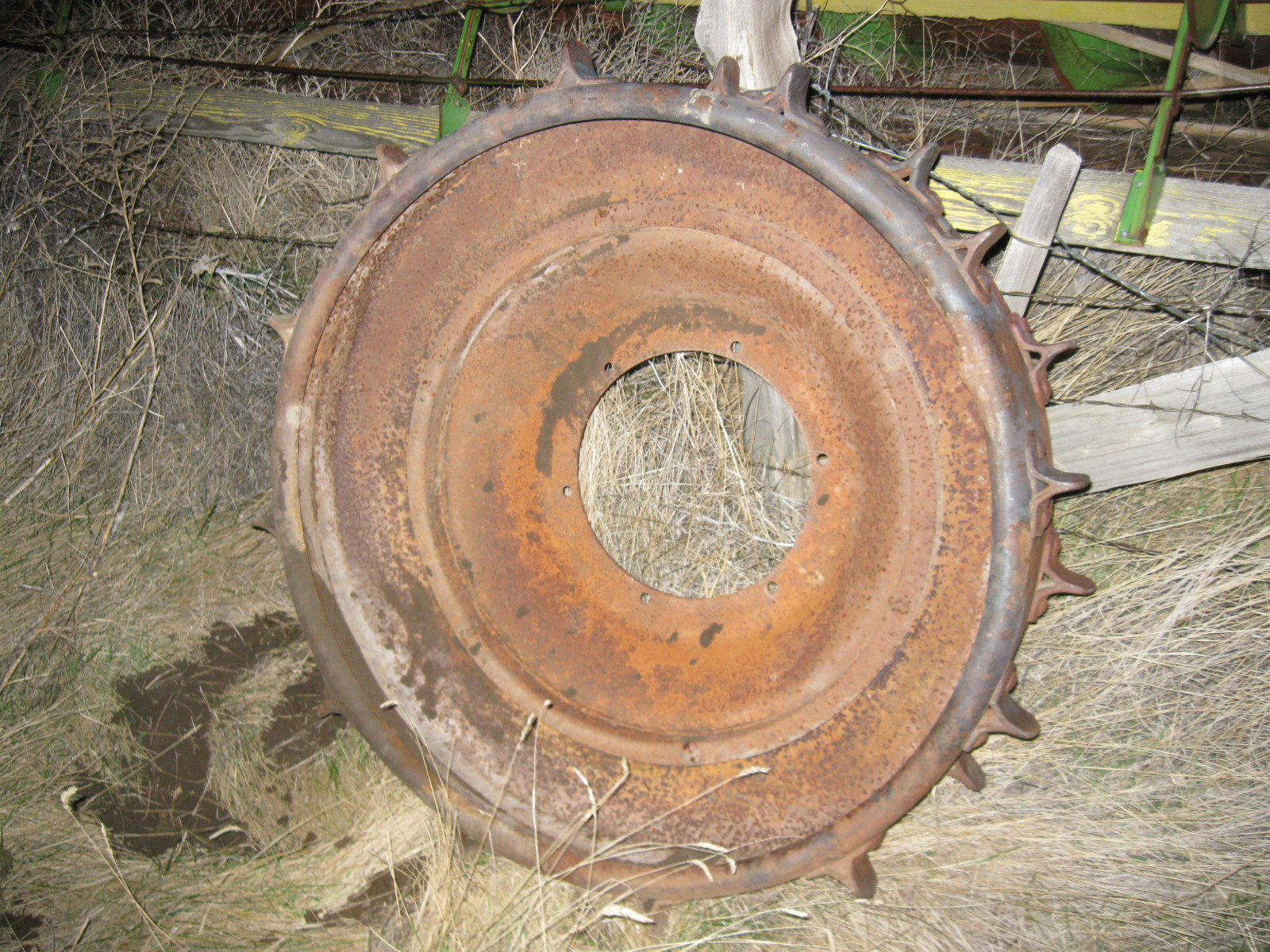 Ford Ferguson 9N 2N Tractor WW II Rear Steel Wheel With Lugs Fordson 8N ...