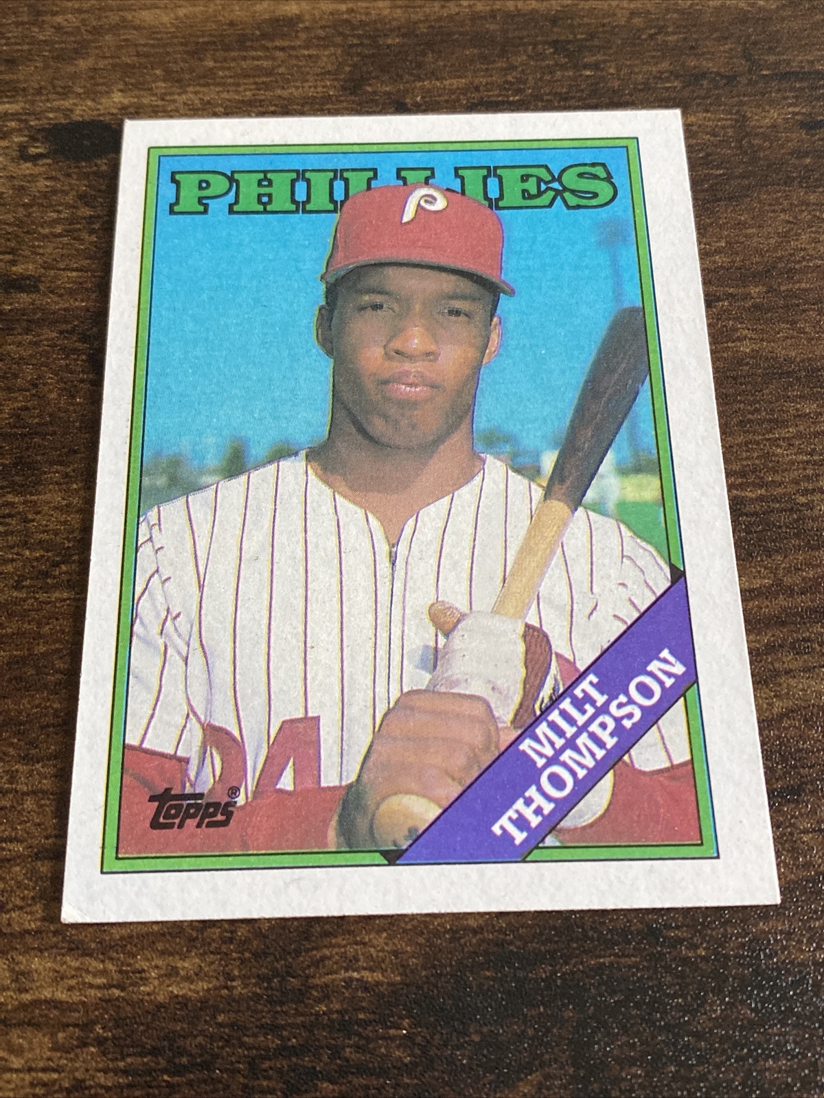 1988 Topps #298 Milt Thompson Philadelphia Phillies C7591* | eBay