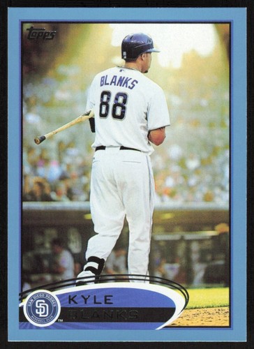 2012 Topps Baseball Walmart Blue Kyle Blanks #261 San Diego Padres | eBay