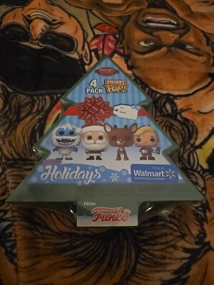 Funko Rudolph The Red-Nosed Reindeer Pocket Pop 4 Pack | eBay