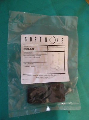 SoftNoze BLOCK MOUNTING SYSTEM BMS-1-12 **NEW** IN FACTORY BAG*** 12mm ...