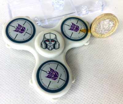 Fidget Spinner Transformers Decepticons Megatron Mega Tron Grey | eBay UK