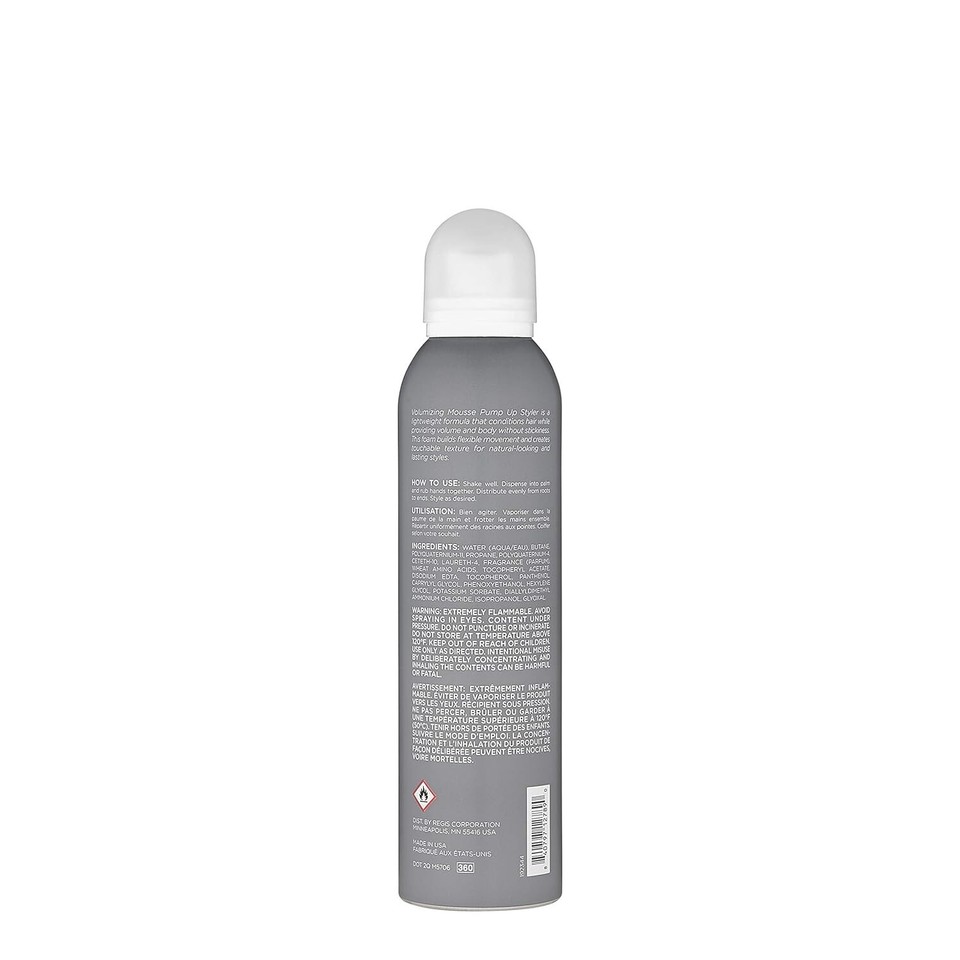 DESIGNLINE Volumizing Mousse Pump Up Styler 9 oz - Regis Foam Mousse ...