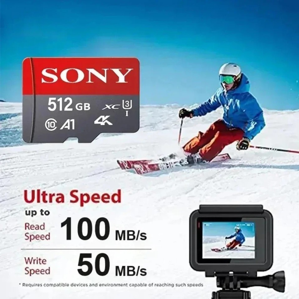 Sony 1TB A2 512GB Micro SD Card High Speed Memory Card 256GB 128GB High ...