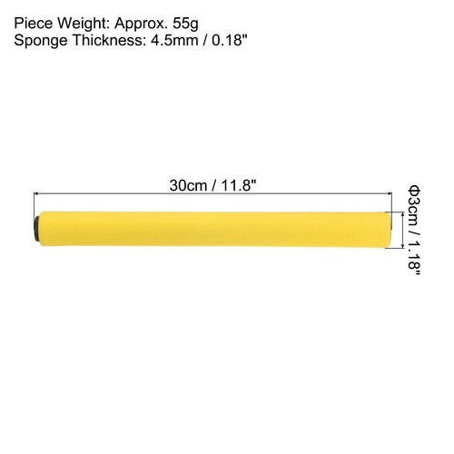 6pcs Athletics Relay Track Baton Sponge Stainless Steel Tube Race Stick ...