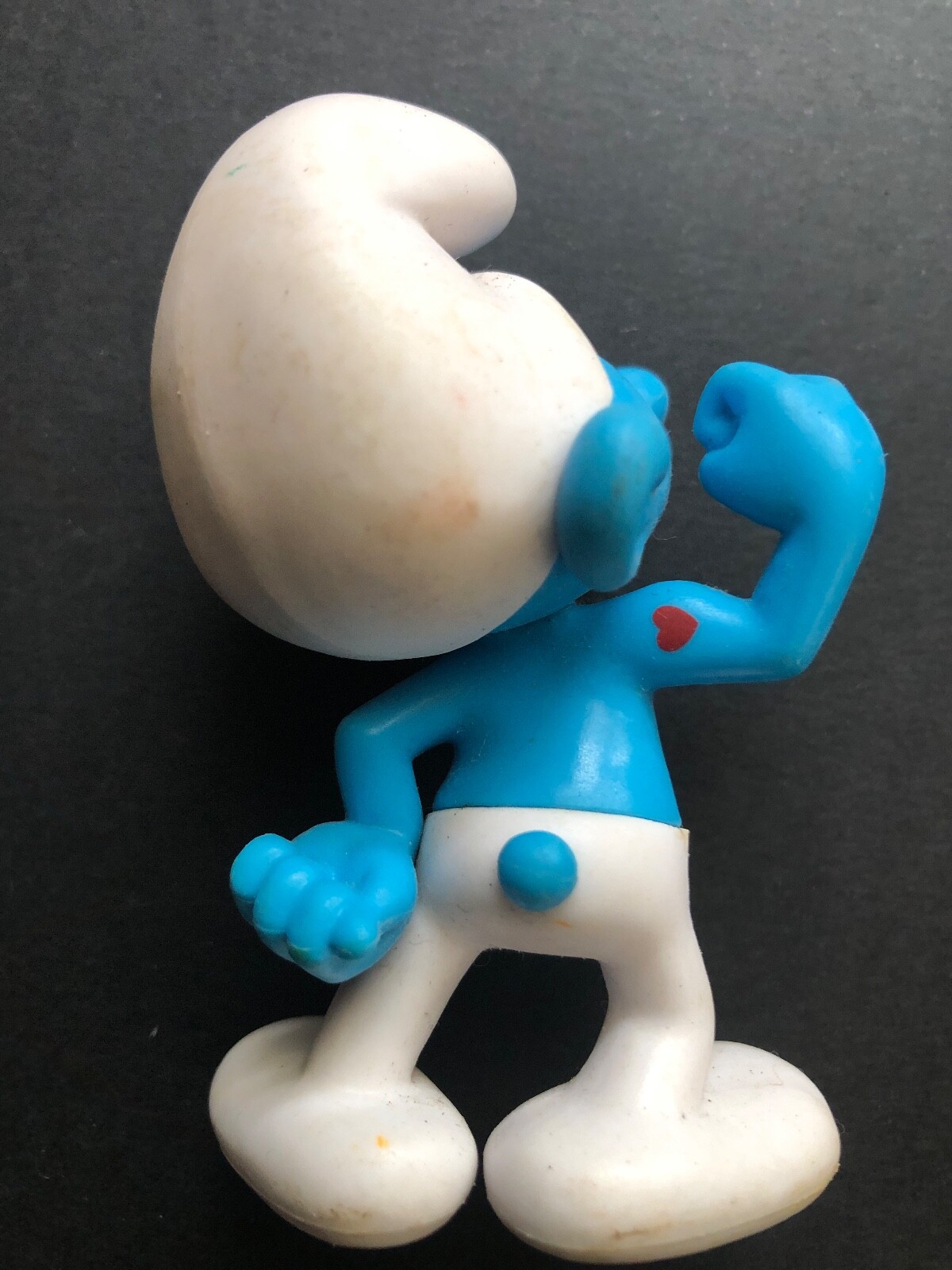 smurf smurfs doll dolls strong force red heart on arm tattoo muscle | eBay