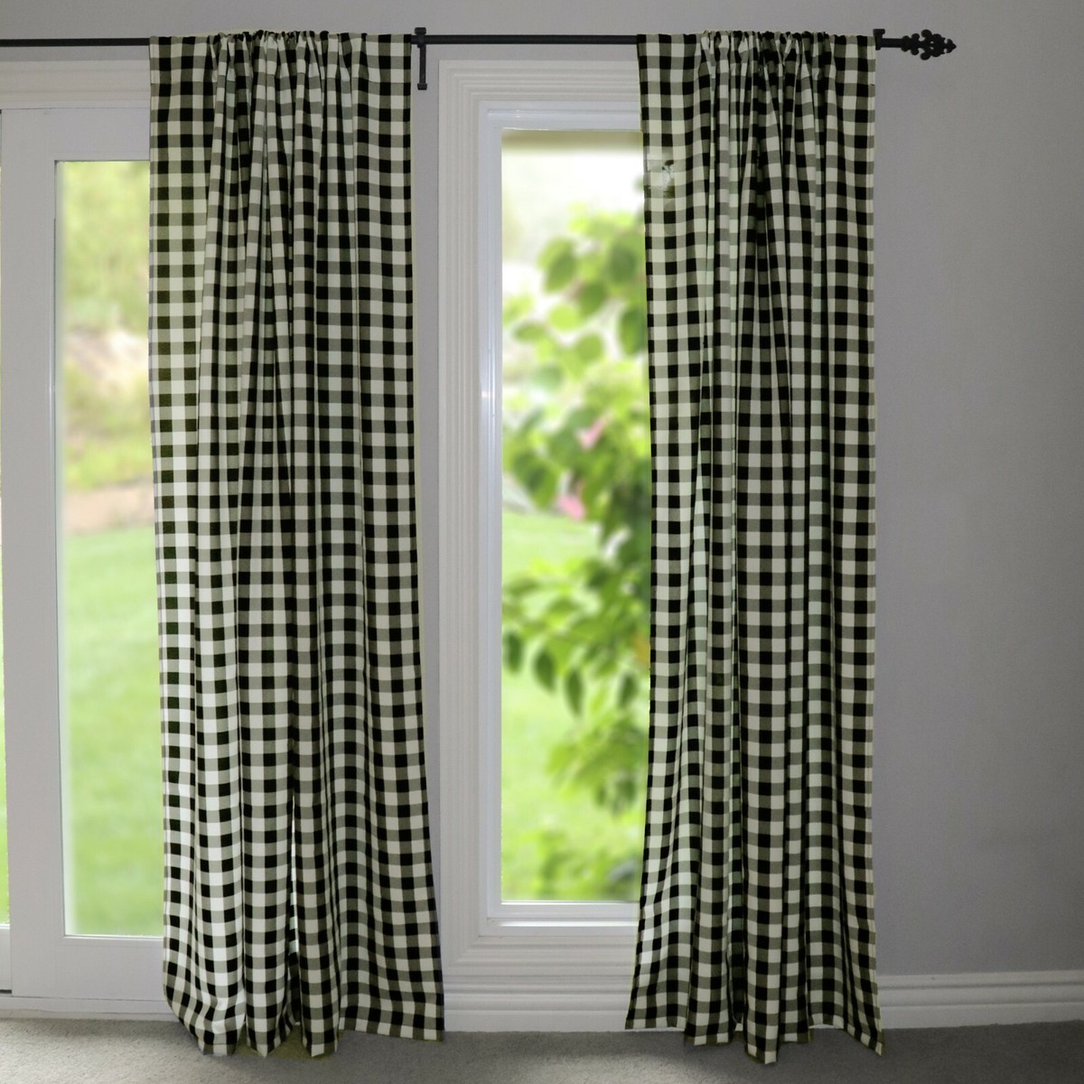 Checkerboard Curtains
