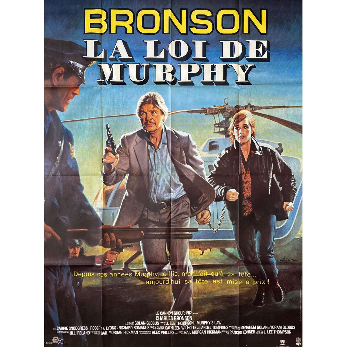 LA LOI DE MURPHY Affiche de cinéma - 120x160 cm. - 1986 - Charles ...