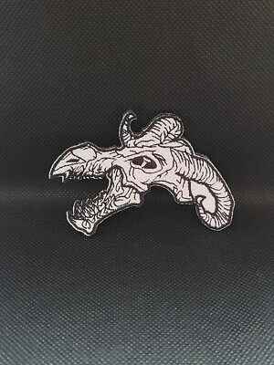 Ram Demon Skull Patch 3" High Quality Embroidery Detailed Art Screw ...