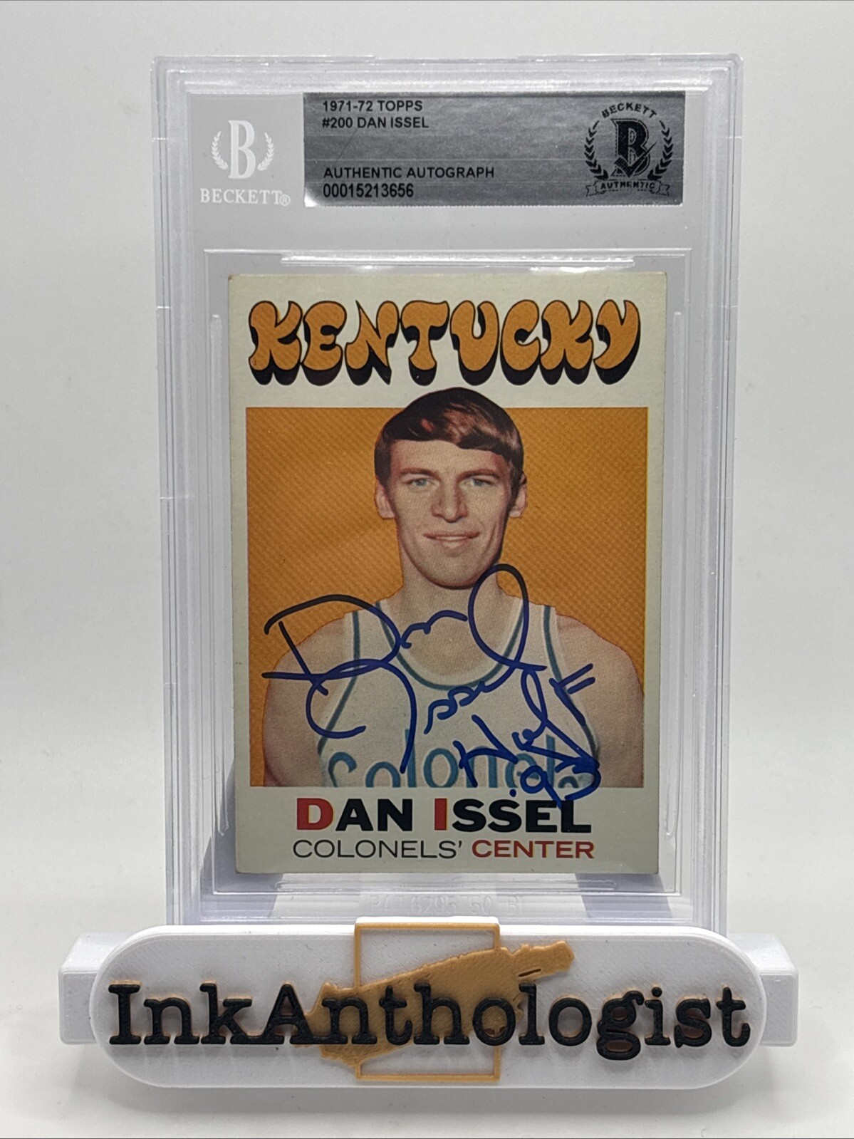 1971-72 Topps Dan Issel #200 Rookie Signed Autograph Beckett BAS | eBay