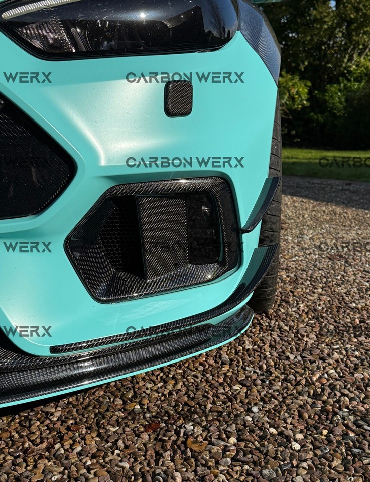 Ford Focus RS MK3 MK3.5 Real Genuine Carbon Fibre Canards | eBay UK