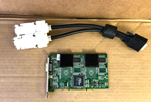 Matrox Millennium G450 MMS DualHead Graphics card G45X2DUAL-B PCI with ...