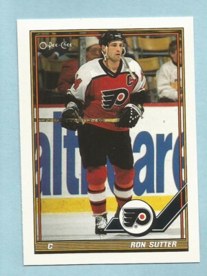 1991-92 OPC O-Pee-Chee Hockey Ron Sutter #232 Philadelphia Flyers MINT ...