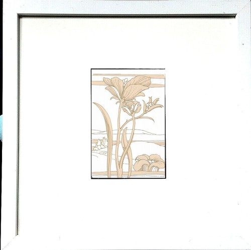 Ernst Fuchs Inka Original Porcelain Card No. 23, Rosenthal with Frame ...