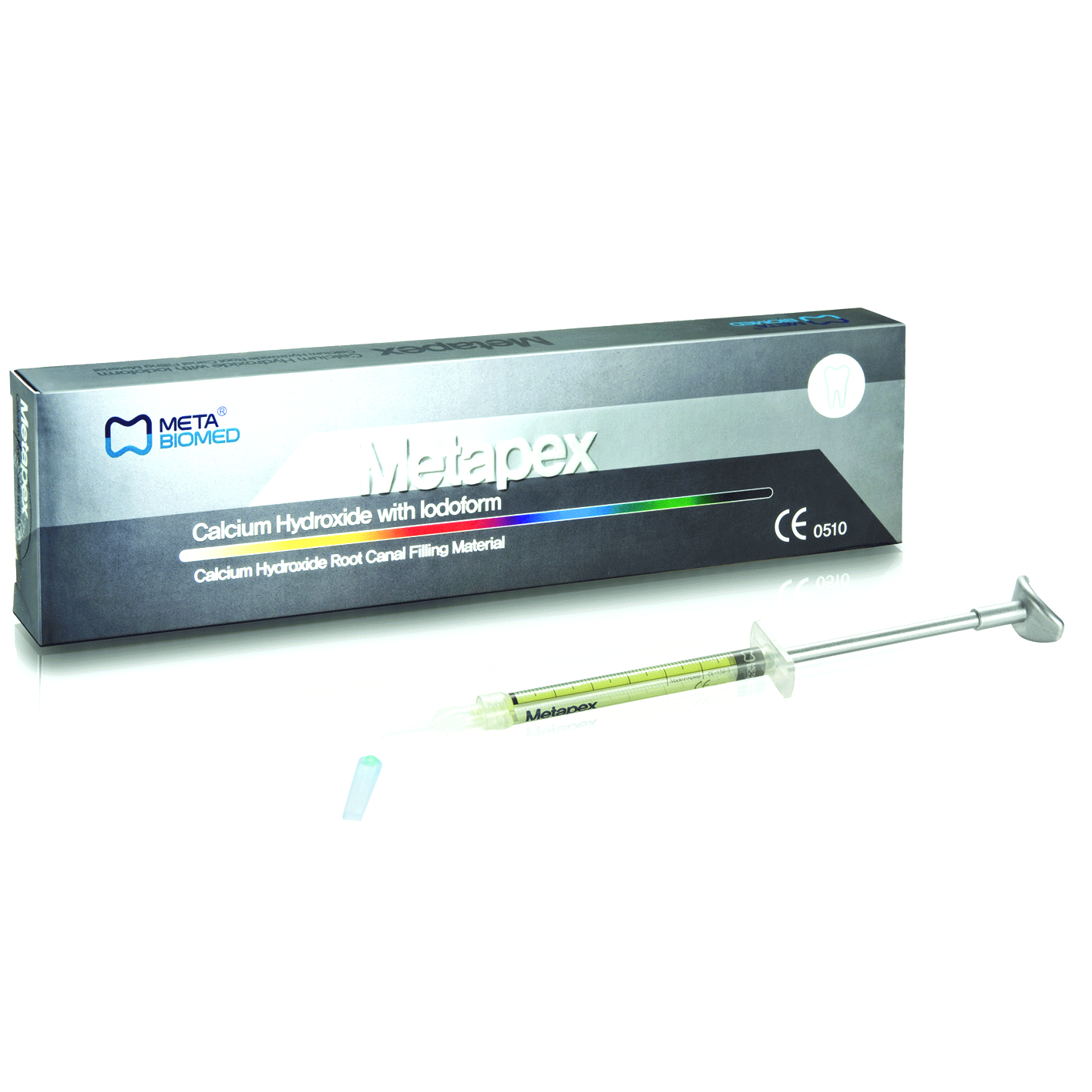 Metapex Calciumhydroxid Jodoform von Meta Biomed Einzelspritzenpackung ...