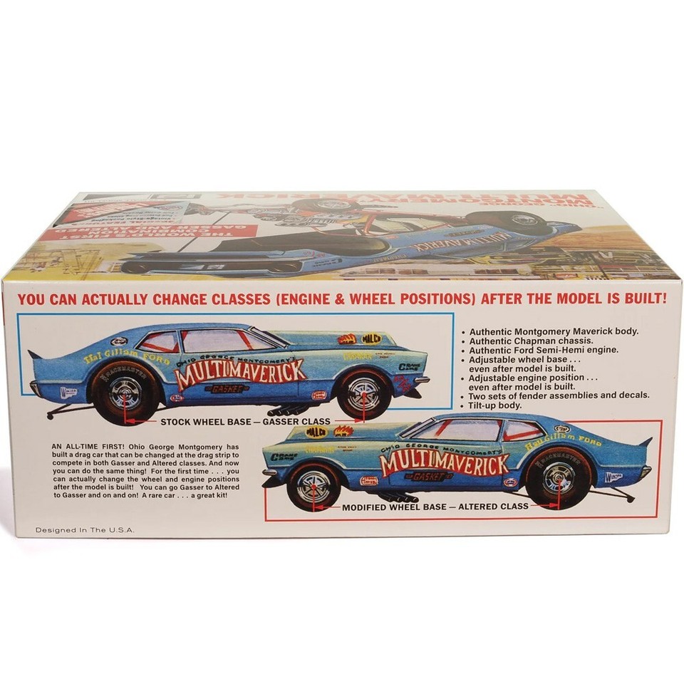 MPC Multi Maverick Funny Car 1:25 Scale Model Kit | eBay
