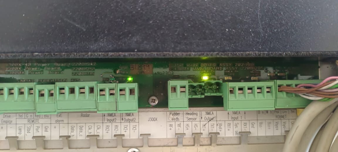 Robertson AP35 Autopilot Control Head Simrad J300x Junction Unit for ...