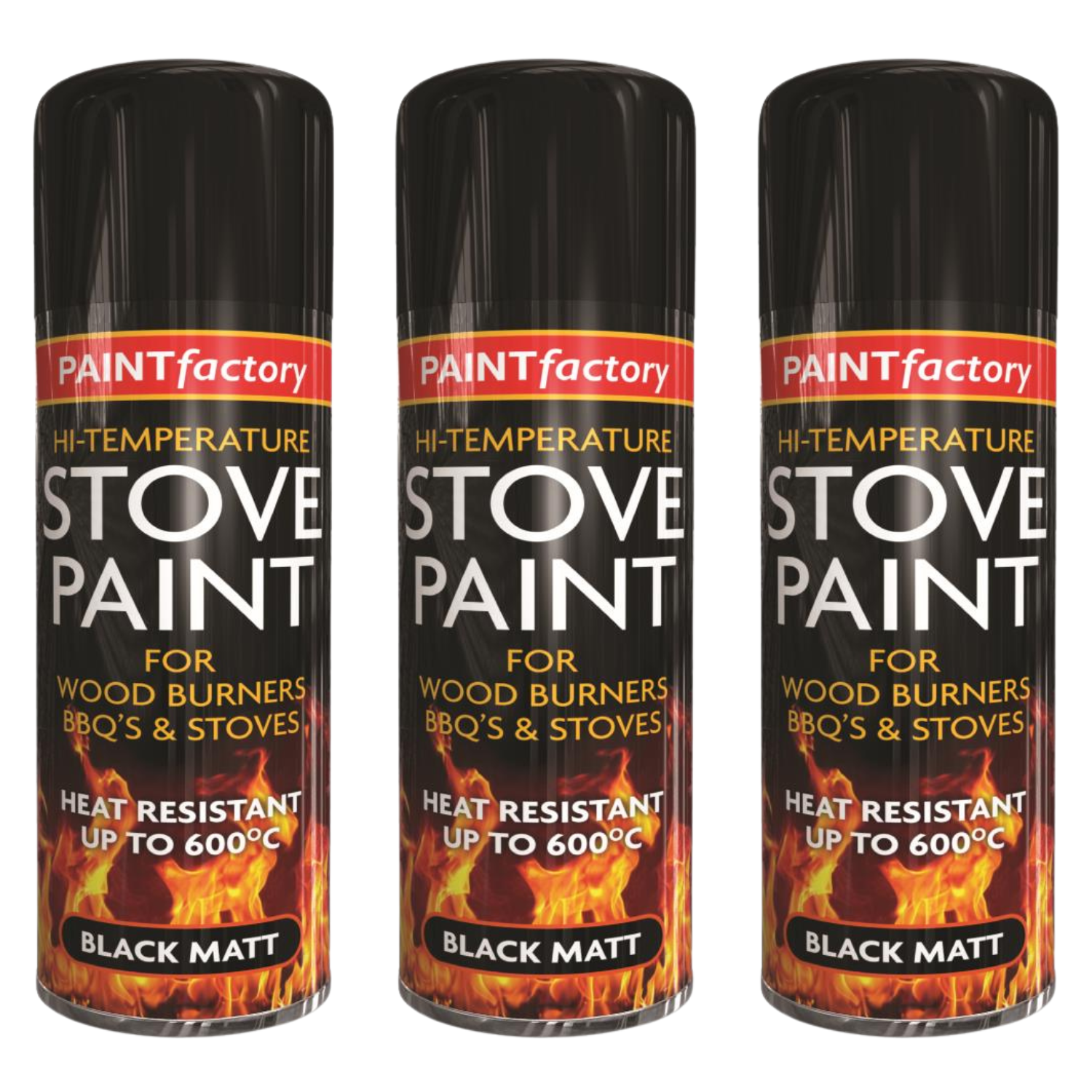 Paint Factory Stove Spray Paint Heat Resistant High Temperature 400ml ...