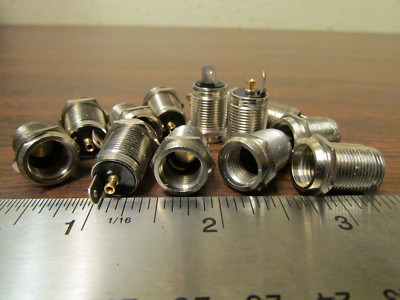 Bag of 13 Concentric Power Connectors Gold Plated Center Contact Panel ...