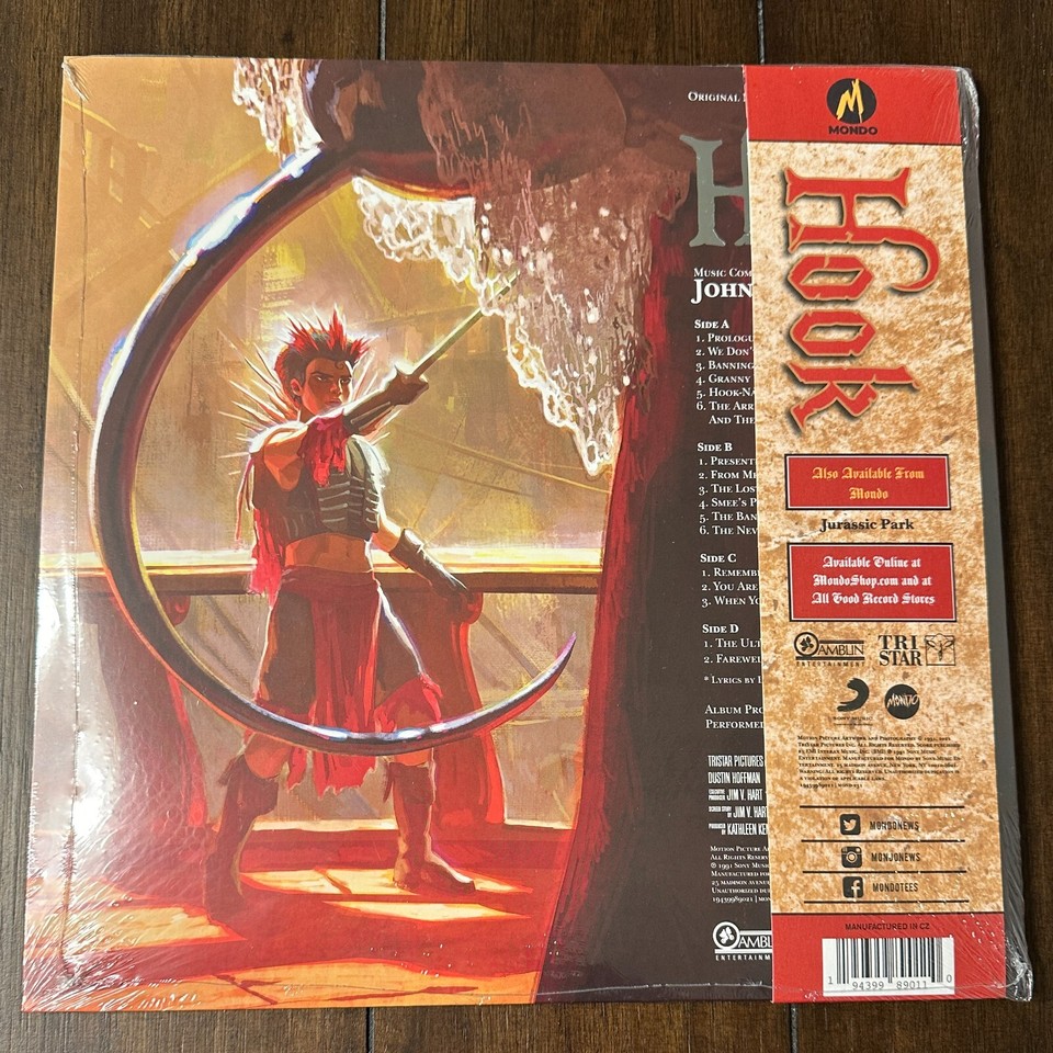 Hook (Original Soundtrack) by John Williams (Record, 2022) - NEW ...