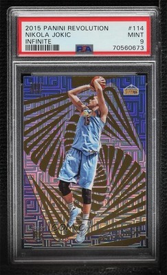 2015 Panini Revolution Rookies Infinite Nikola Jokic #114 PSA 9 MINT ...
