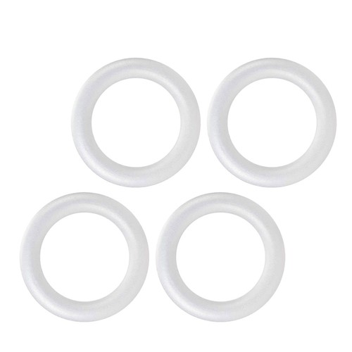 4pcs Craft Foam Circles Foam Rings for Crafts DIY Polystyrene Wreath ...