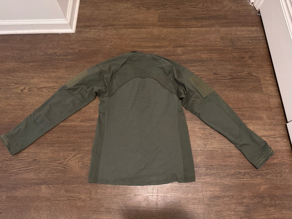 OLDGEN MASSIF Navair Combat Shirt Flame Resistant Medium Sage Green FR ...