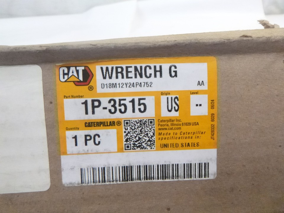 Genuine OEM CAT 14-Piece Imperial Angle Wrench Set 1P-3515 Open end ...