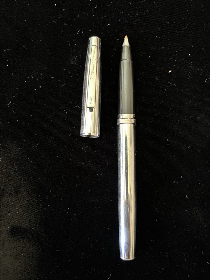 Vintage Pentel RMJ8 Pen Silver Anodized Aluminum Japan Refillable | eBay
