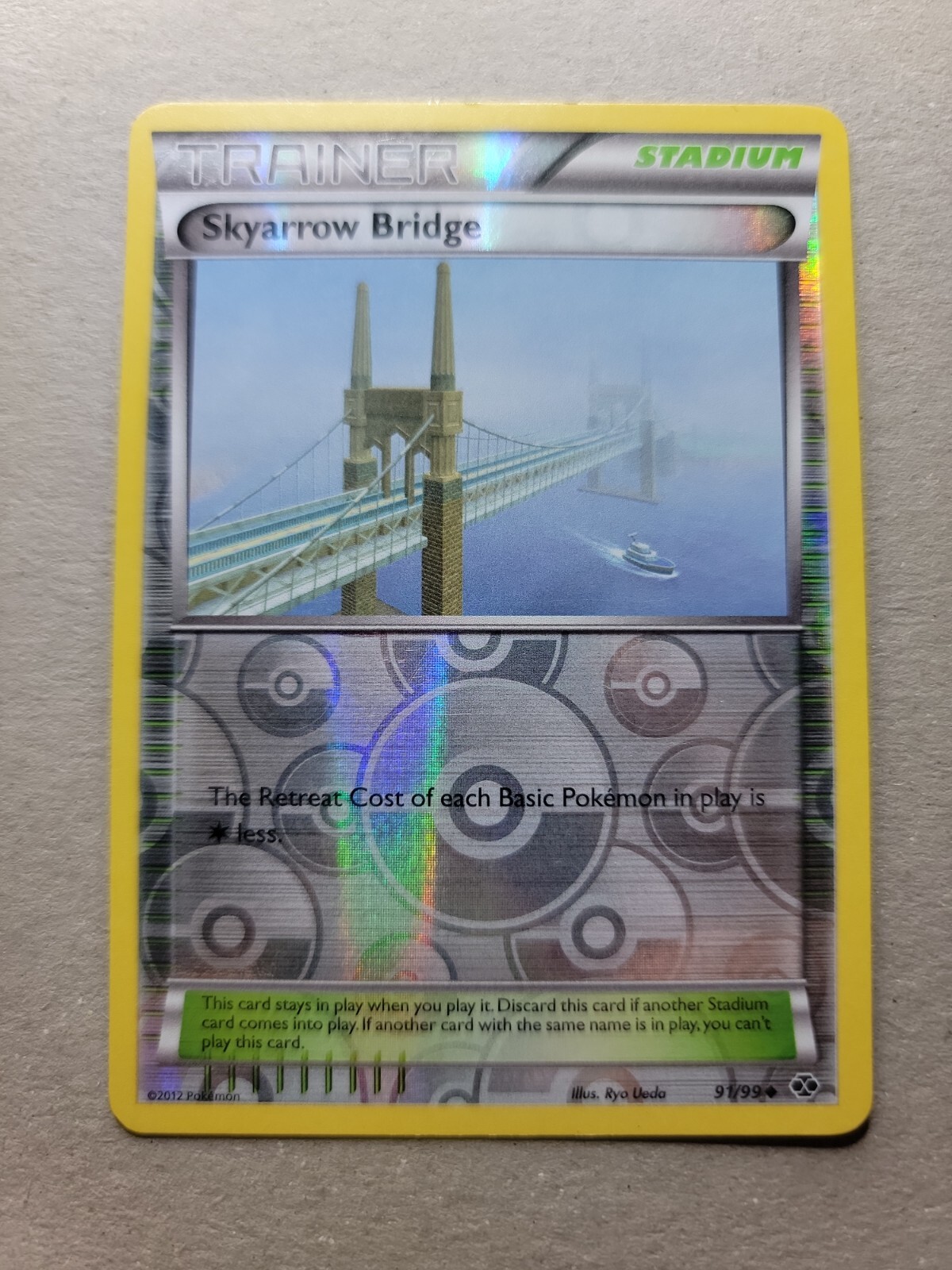 Pokemon - Skyarrow Bridge - 91/99 - Reverse Holo - Lightly Played | eBay