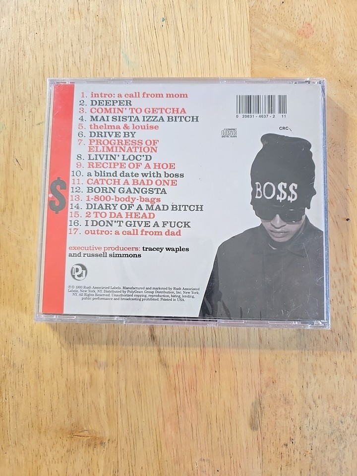 Def Jam Born Gangstaz By Boss CD Bo$$ Featuring Born Gangsta EUC | eBay