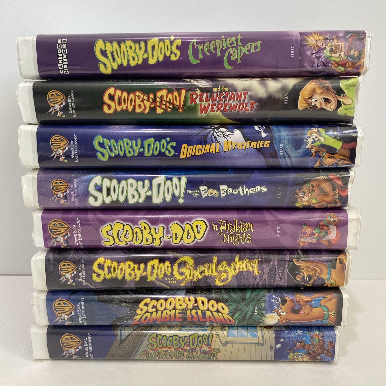 Vintage Lot of 8 Classic Scooby Doo VHS | Grelly USA