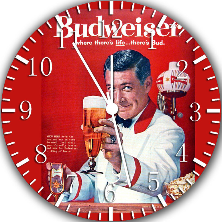Old Fashioned Beer Frameless Borderless Wall Clock Nice For Gifts or ...
