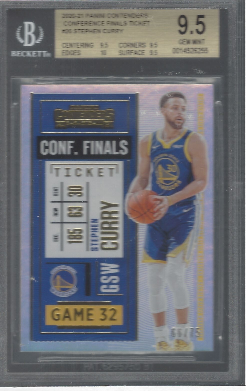 2020-21 Panini Contenders - Season Ticket #20 Stephen Curry for sale ...