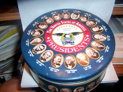 PRESIDENTS of U.S. 1789-2001 Commemorative Tin - Limited Edition | eBay