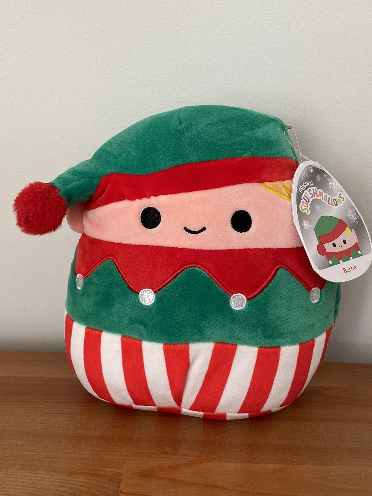 Squishmallows 8 Inch BARTIE the Christmas ELF Plush with Tags | eBay