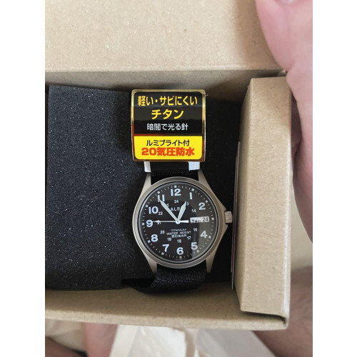 SEIKO ALBA 20 ATM water resistant Blackfield Gear Wrist watch Unused ...