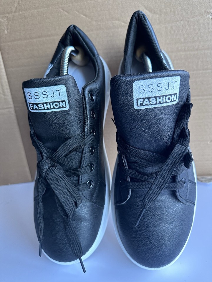 SSNJ Fashion Black Sneakers Sports shoes Size 48 / UK 12 | eBay UK