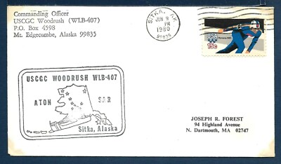 USCGC WOODRUSH Coast Guard Cutter Naval Cover | eBay