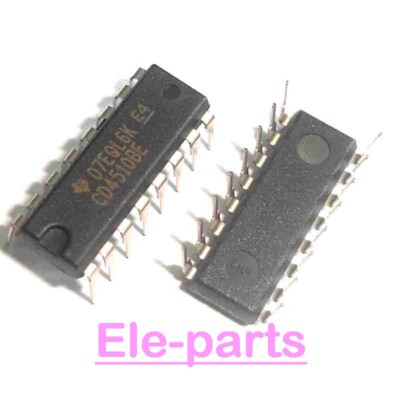 10 PCS CD4510BE DIP-16 CD4510 CMOS Presettable BCD Up/Down Counter Chip ...