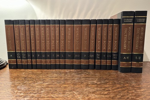 The World Book Encyclopedia 1962 Edition Red Set of 21 of 24 A-Z ...