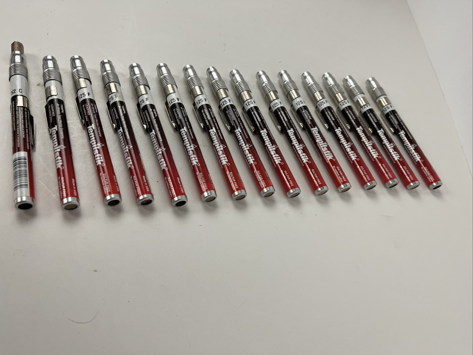 NEW 15 pcs Tempilstik Pro 125°F 52°C Temperature Indicator Sticks ...