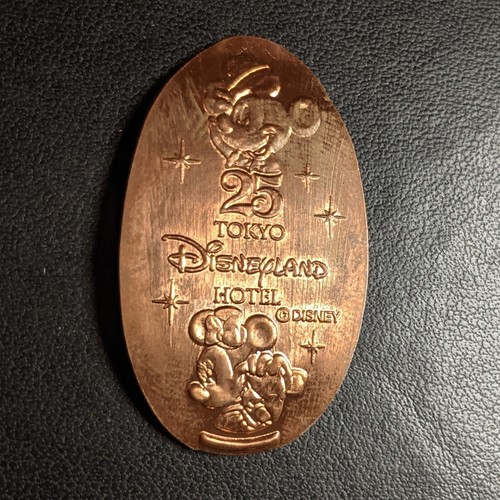 MICKEY MINNIE 25 Tokyo Disneyland Hotel - Elongated Token: Tokyo Disney ...