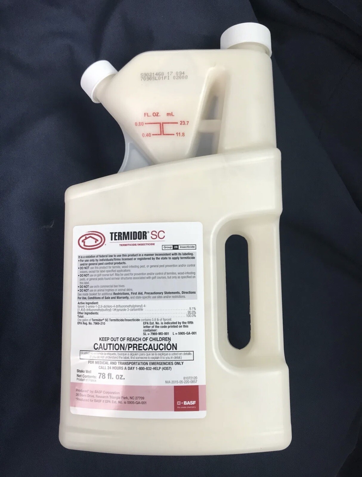 1 Sealed Brand New Termidor SC 78oz Bottle Professional Termite & Ant ...