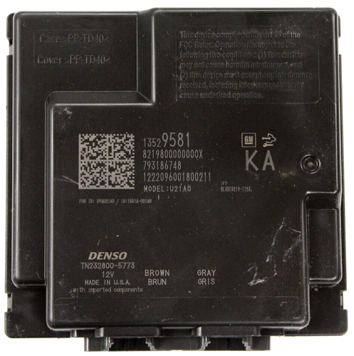 GM 2019-2023 Keyless Entry Control Module 12V OEM# 13518843 Part ...