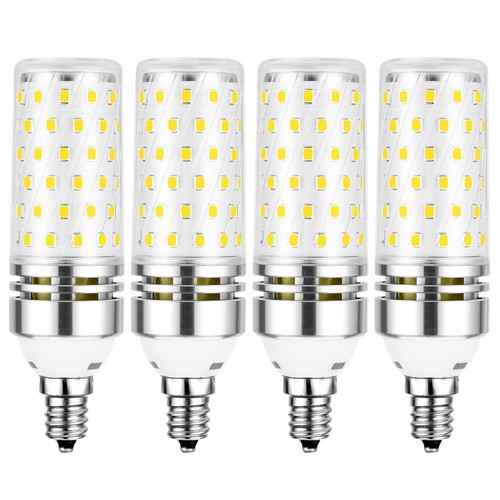 E12 LED bulb,16W candelabra LED light bulb, daylight white 6000K,100 ...