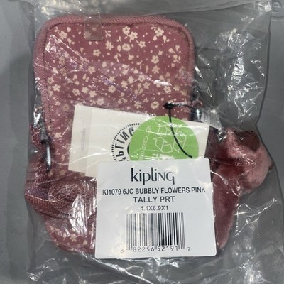 Kipling KI1079 6JC Tally - Bubbly Flowers Pink 4.4x6.9x1 | eBay