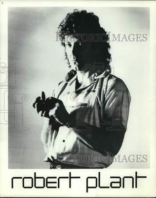 1983 Press Photo Singer Robert Plant - syp21957 | eBay